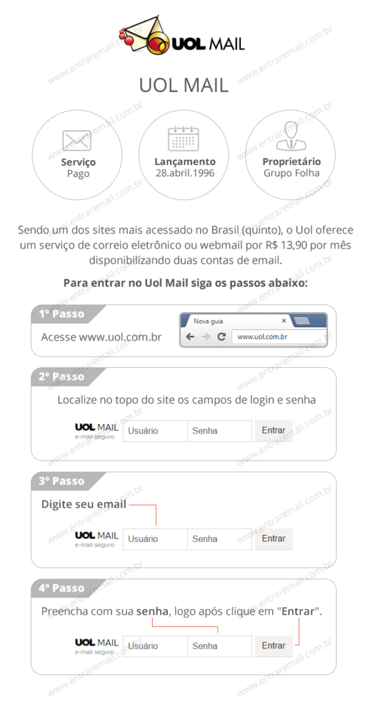 UOL MAIL ENTRAR - Login, Criar, Recuperar Senha, Benefícios